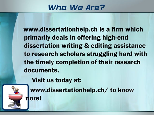 Dissertation Help | PPT