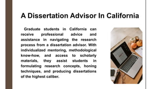 Dissertation Help in California.pptx