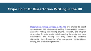 Dissertation Helps In Glasgow.pptx | Postgraduate Education | College ...