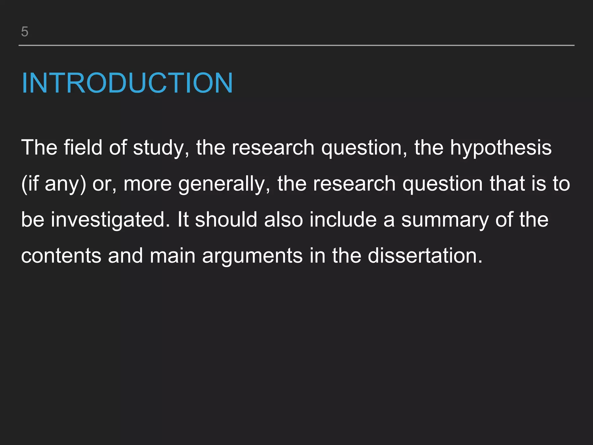 Dissertation intro | PPT