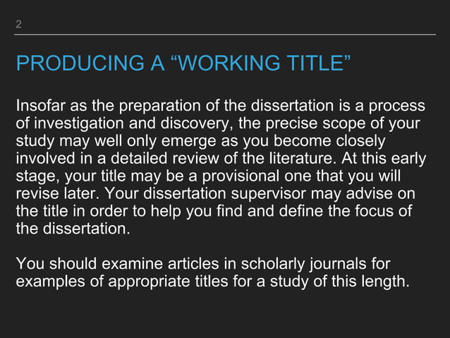 Dissertation intro | PPT