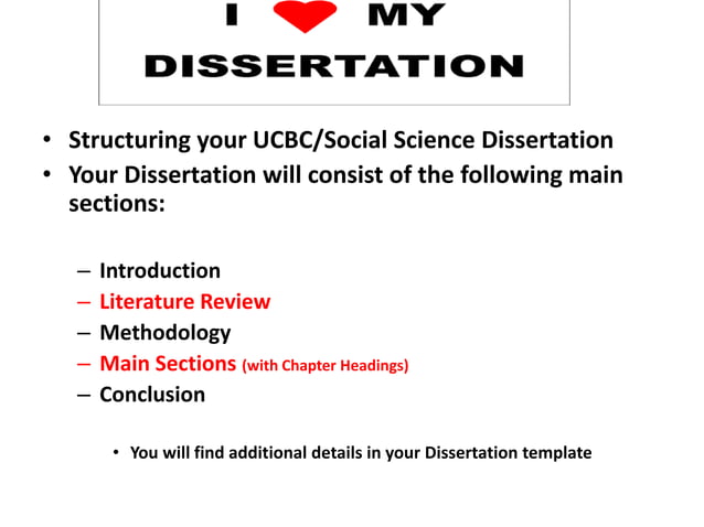Introduction To Writing Your Dissertation Pptx