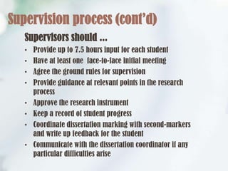 Dissertation kick-off meeting | PPTX | Postgraduate Education | College ...