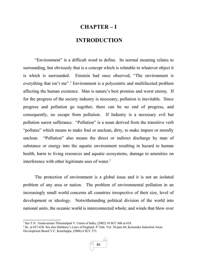 Dissertation on environmental pollution and global warming 27 08-2013 ...