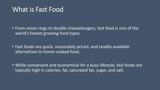 Customer perception towards fast food Chains | PPTX