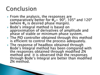 PPT ON BODE INTEGRAL METHOD FOR HEADBOX | PPTX | Radio Control ...