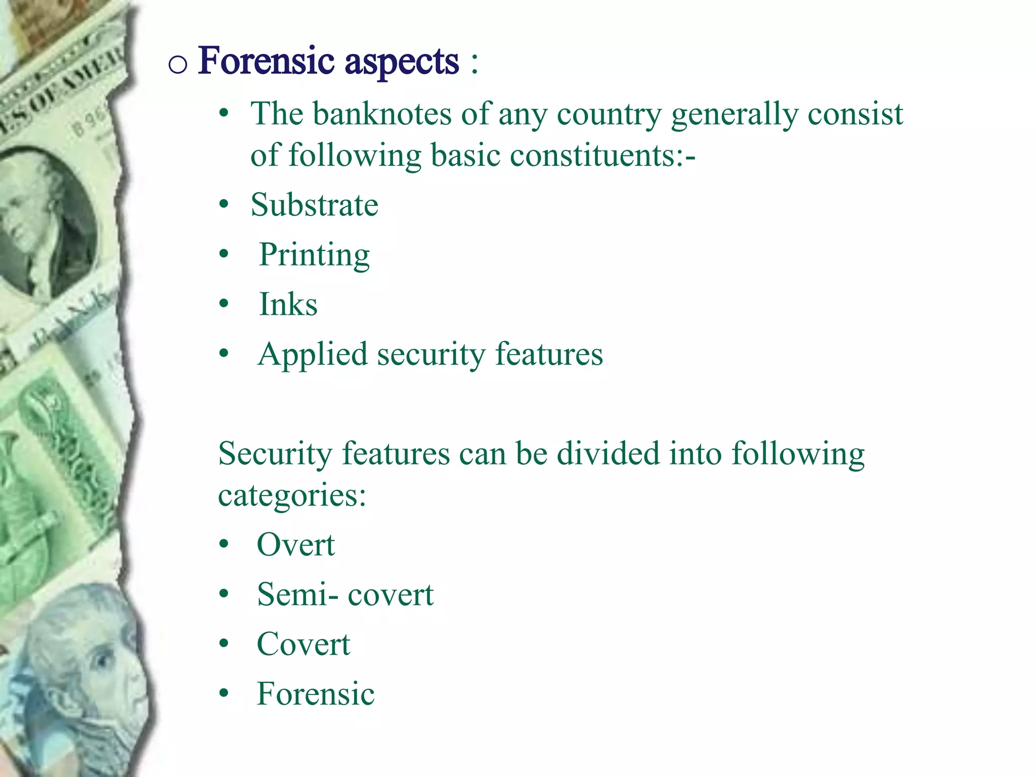 Detection and Prevention of counterfeiting of paper currency | PPT