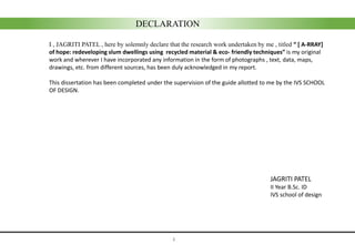 DISSERTATION PROJECT OR THESIS INTERIOR DESIGN PROJECT | PDF