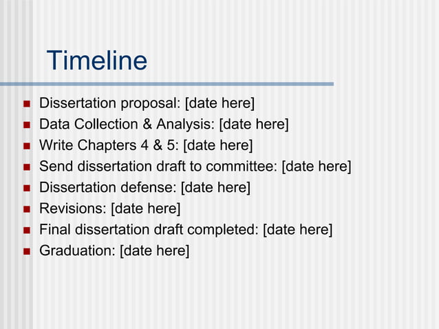 Dissertation Proposal Meeting Template.ppt