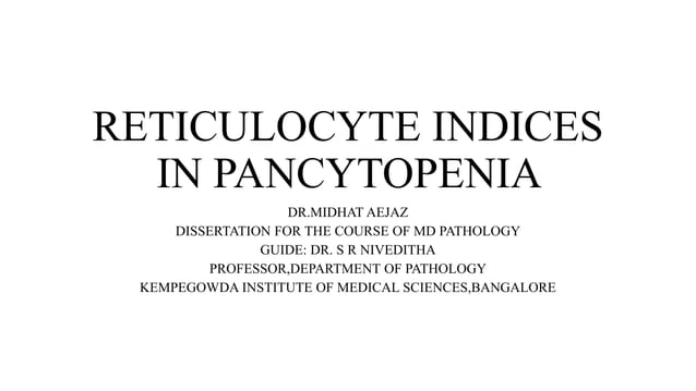 DISSERTATION PROTOCOL (5).pptx | Blood Disorders | Diseases and Conditions