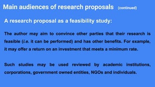 Dissertation research proposal | PDF | Postgraduate Education | College ...