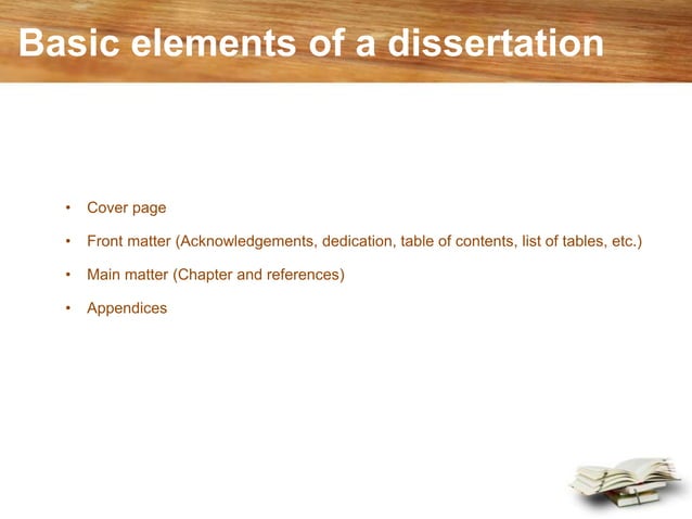 Dissertation road map | PPSX