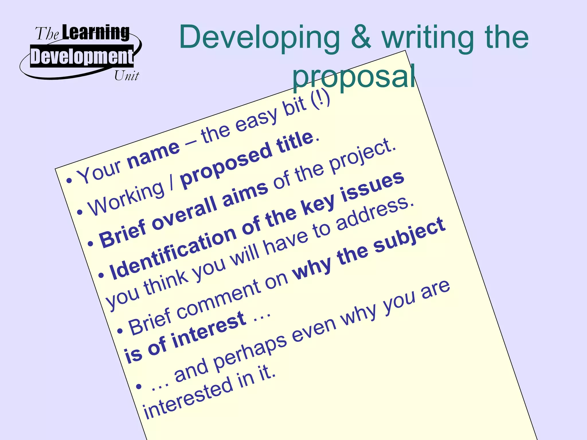 Dissertations 1 introduction (handout) | PPT