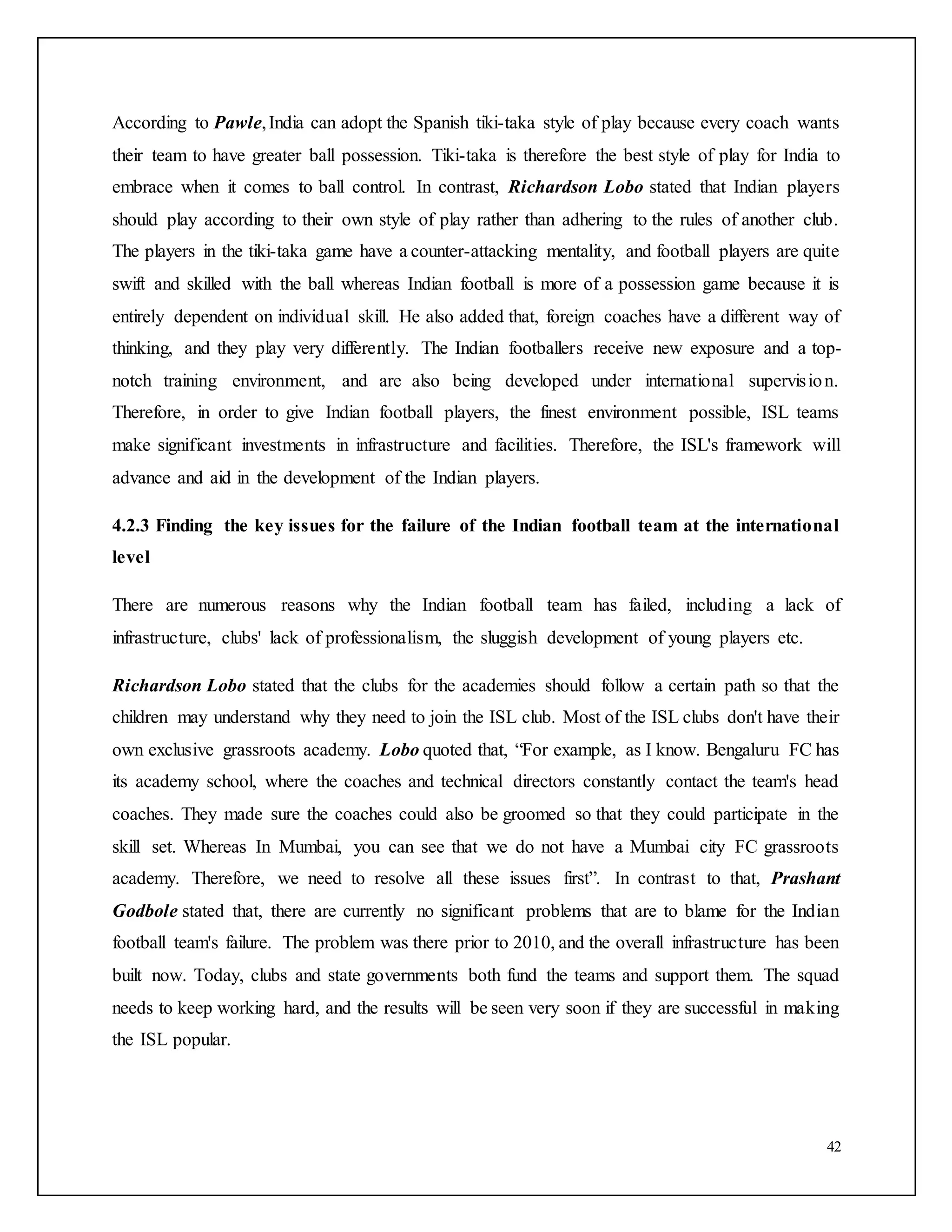 ISL- LEAGUE FORMAT- IN THE RIGHT PATH OR NOT | DOCX