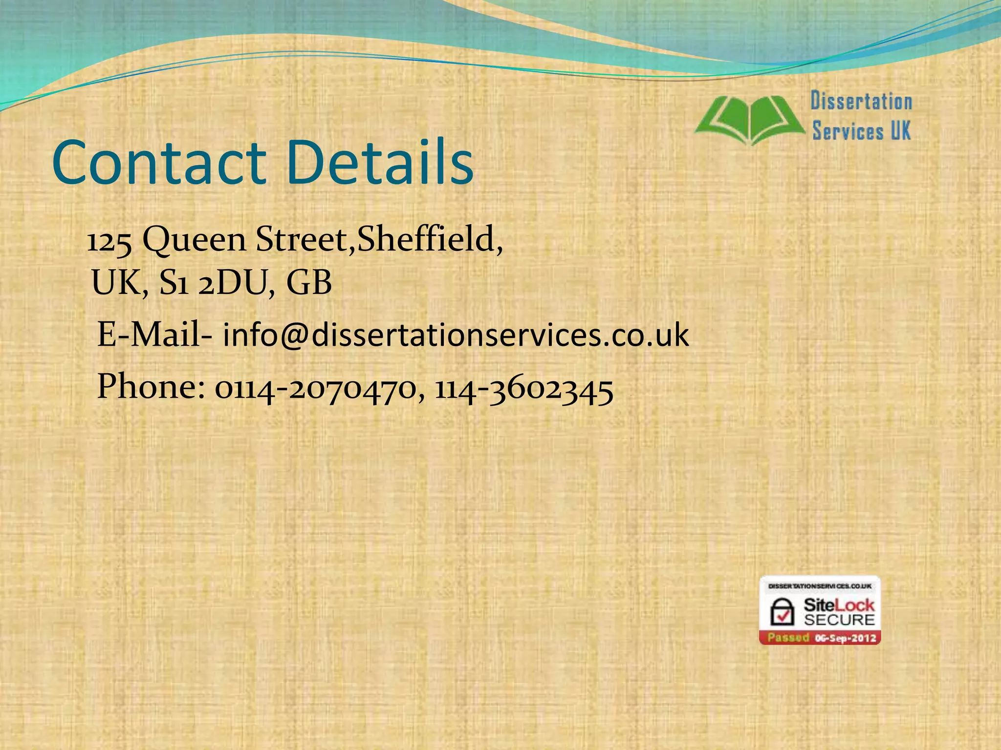 Dissertation proposal writing services | PPT