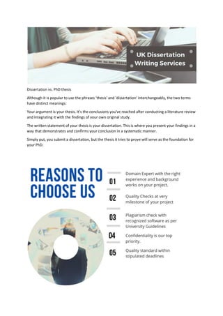 Dissertation service uk | PDF