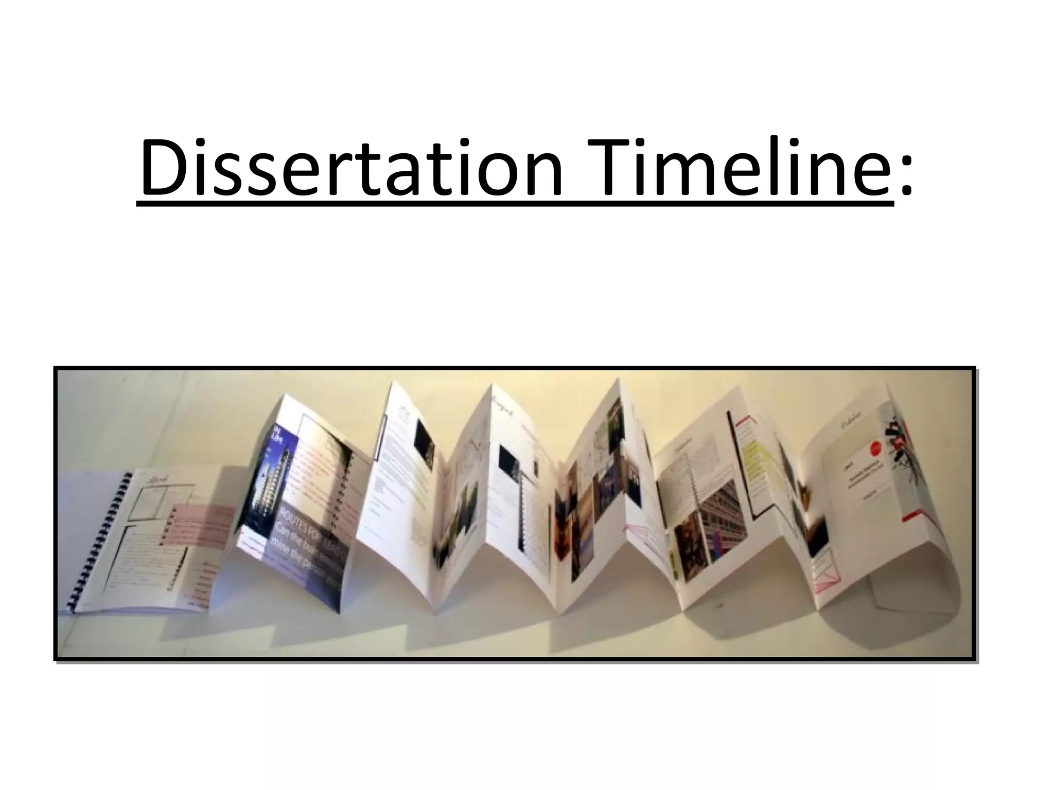 Dissertation Timelines | PPT