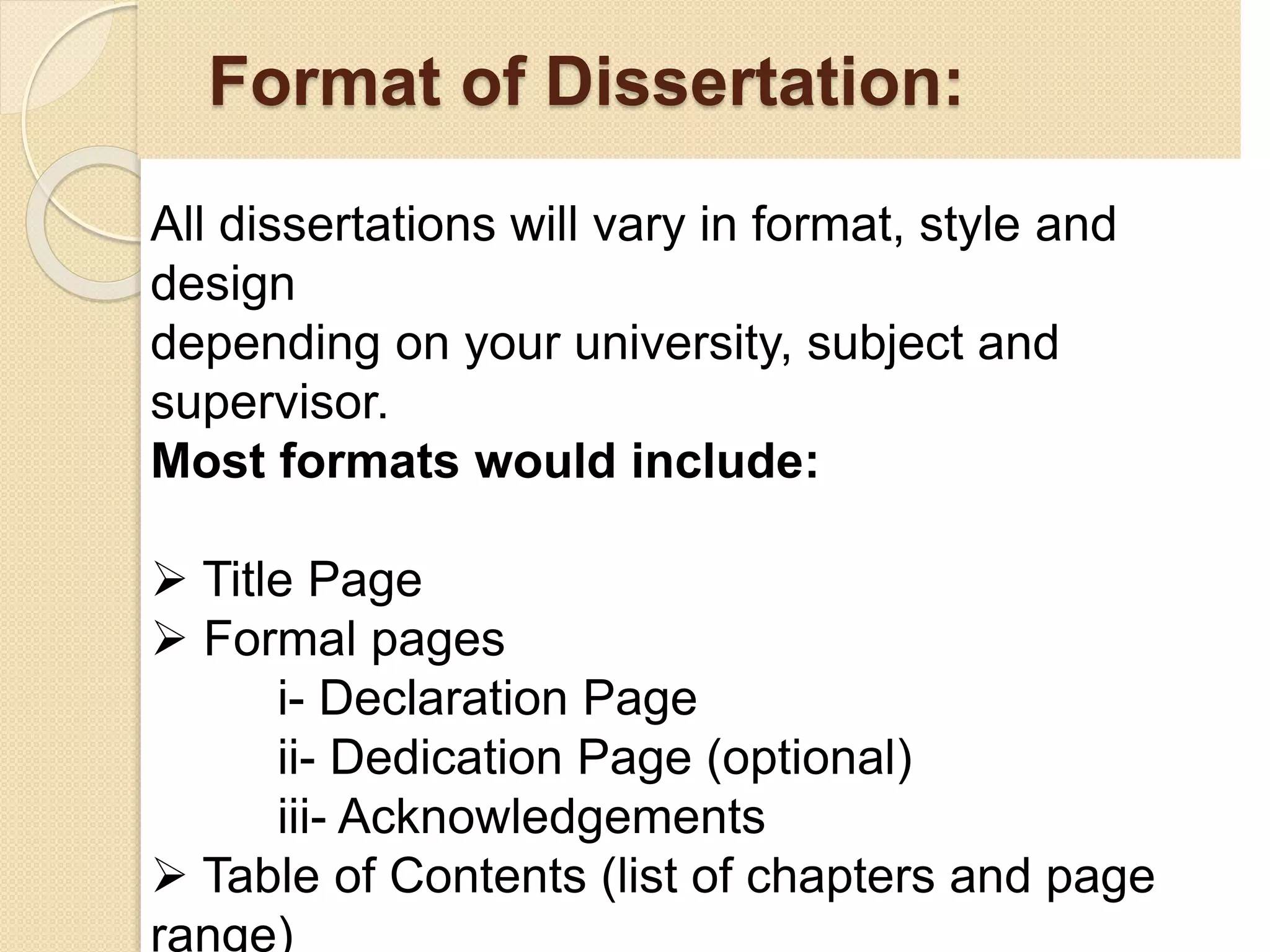 Dissertation Writing | PPTX