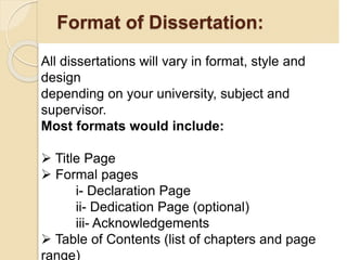 Dissertation Writing | PPT