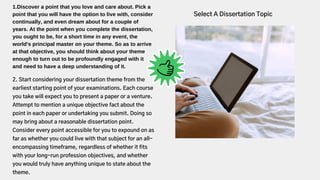 Dissertation writing tips | PPT
