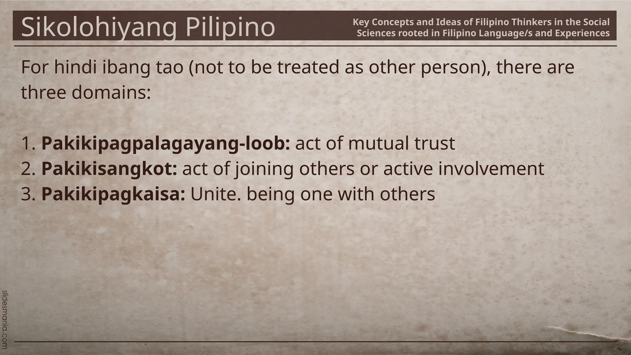 Key Concepts and Ideas of FIlipino Thinkers in the Soicial Sciences ...