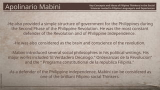 Key Concepts and Ideas of FIlipino Thinkers in the Soicial Sciences ...