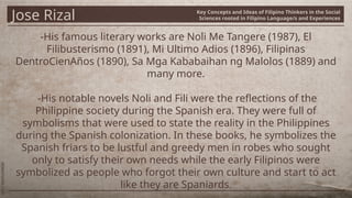 Key Concepts and Ideas of FIlipino Thinkers in the Soicial Sciences ...