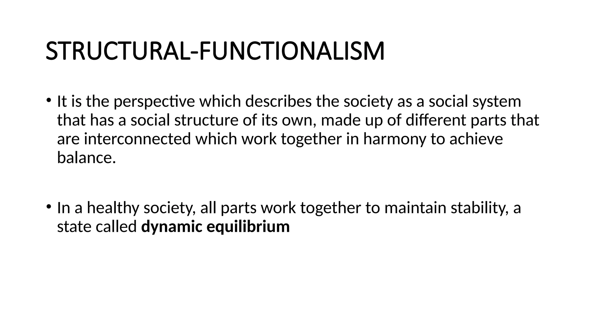 DISS - STRUCTURAL-FUNCTIONALISM - SENIOR HIGH SCHOOL | PPTX