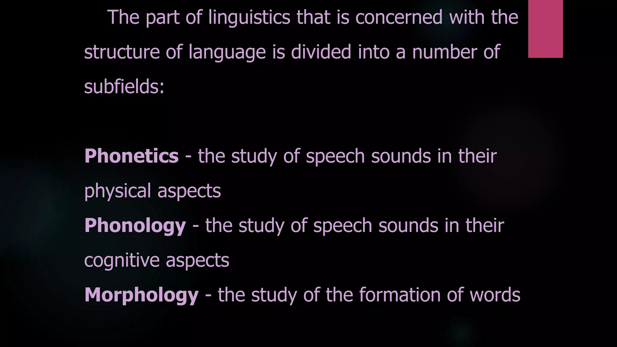 LINGUISTIC - DISCIPLINE AND IDEAS IN THE SOCIAL SCIENCE | PPTX