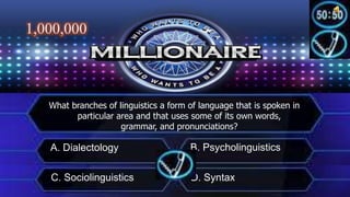 LINGUISTIC - DISCIPLINE AND IDEAS IN THE SOCIAL SCIENCE | PPTX