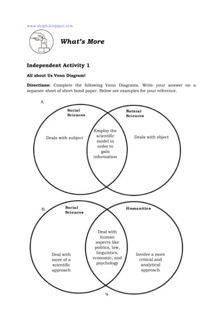 DISS_mod1_Introduction to Social Sciences with Natural Sciences and ...