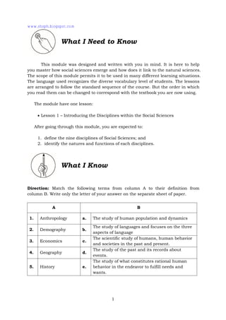 DISS_mod2_Nature and Functions of Social Sciences Disciplines.pdf