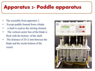 DISSOLUTION TESTING APPARATUS | PPTX