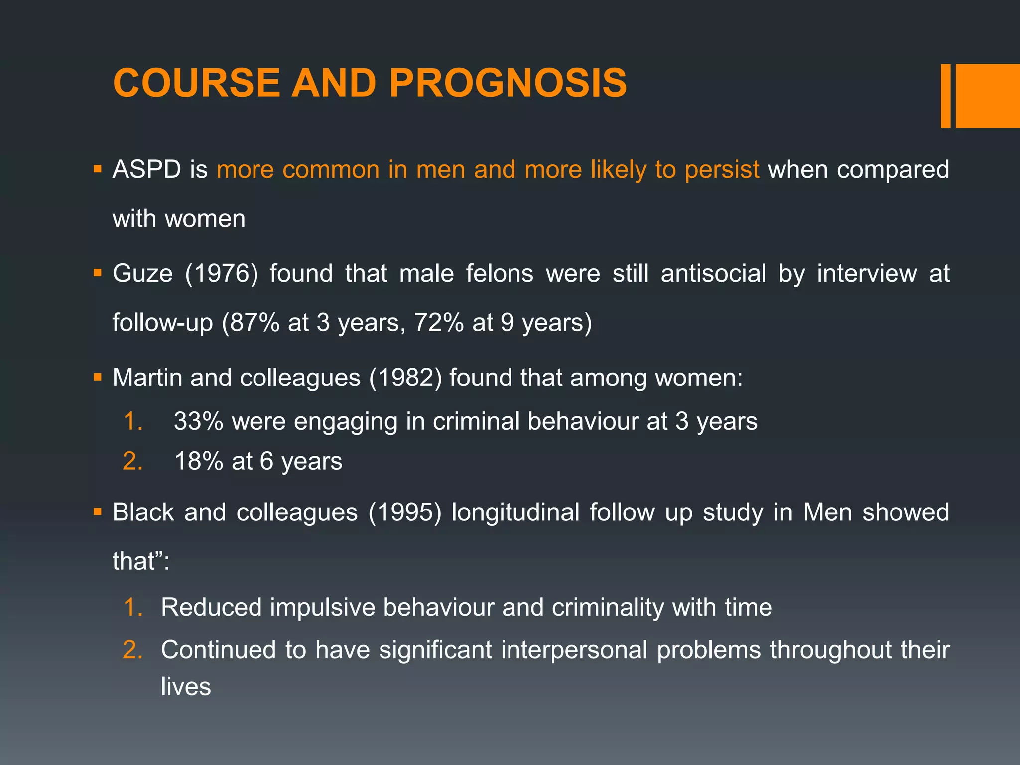 Antisocial personality disorder | PPTX