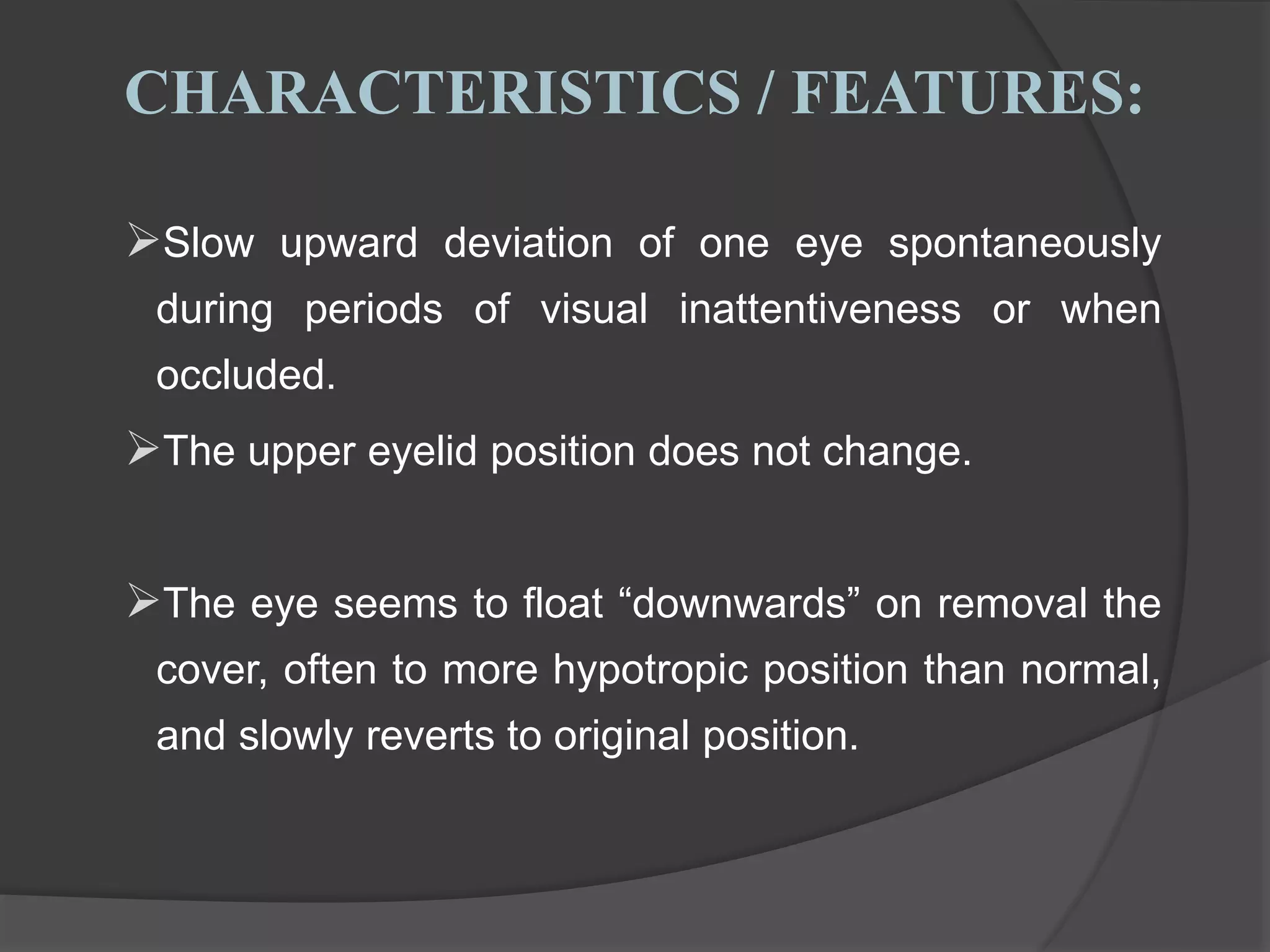 Dissociated Vertical Deviation (DVD) | PPTX