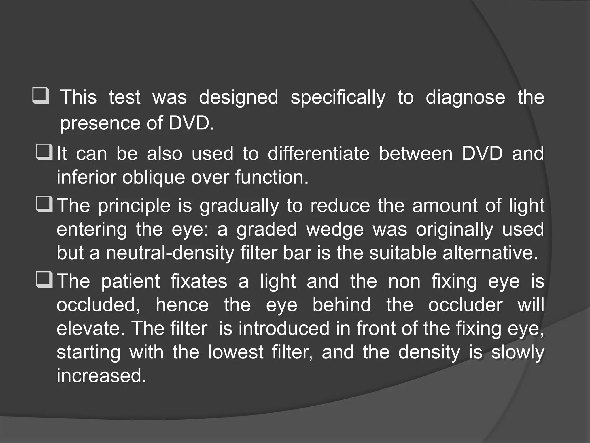 Dissociated Vertical Deviation (DVD) | PPTX