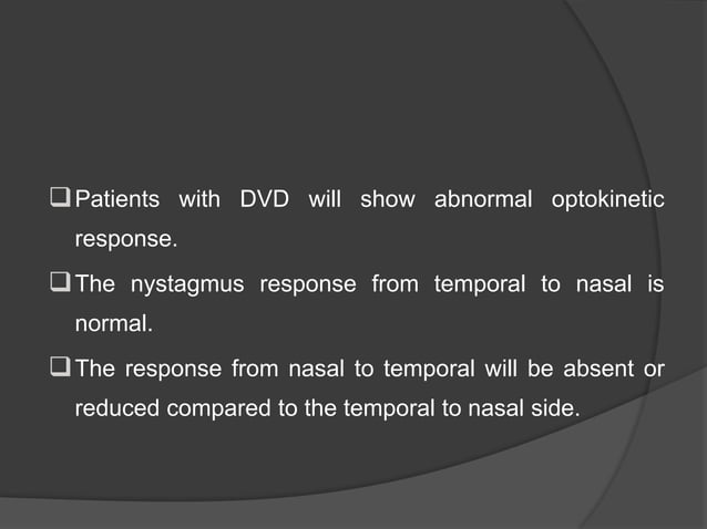 Dissociated Vertical Deviation (DVD) | PPTX | Eye and Vision Conditions ...