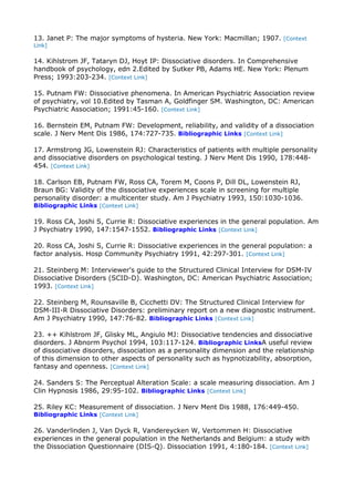 Dissociation and trauma | PDF