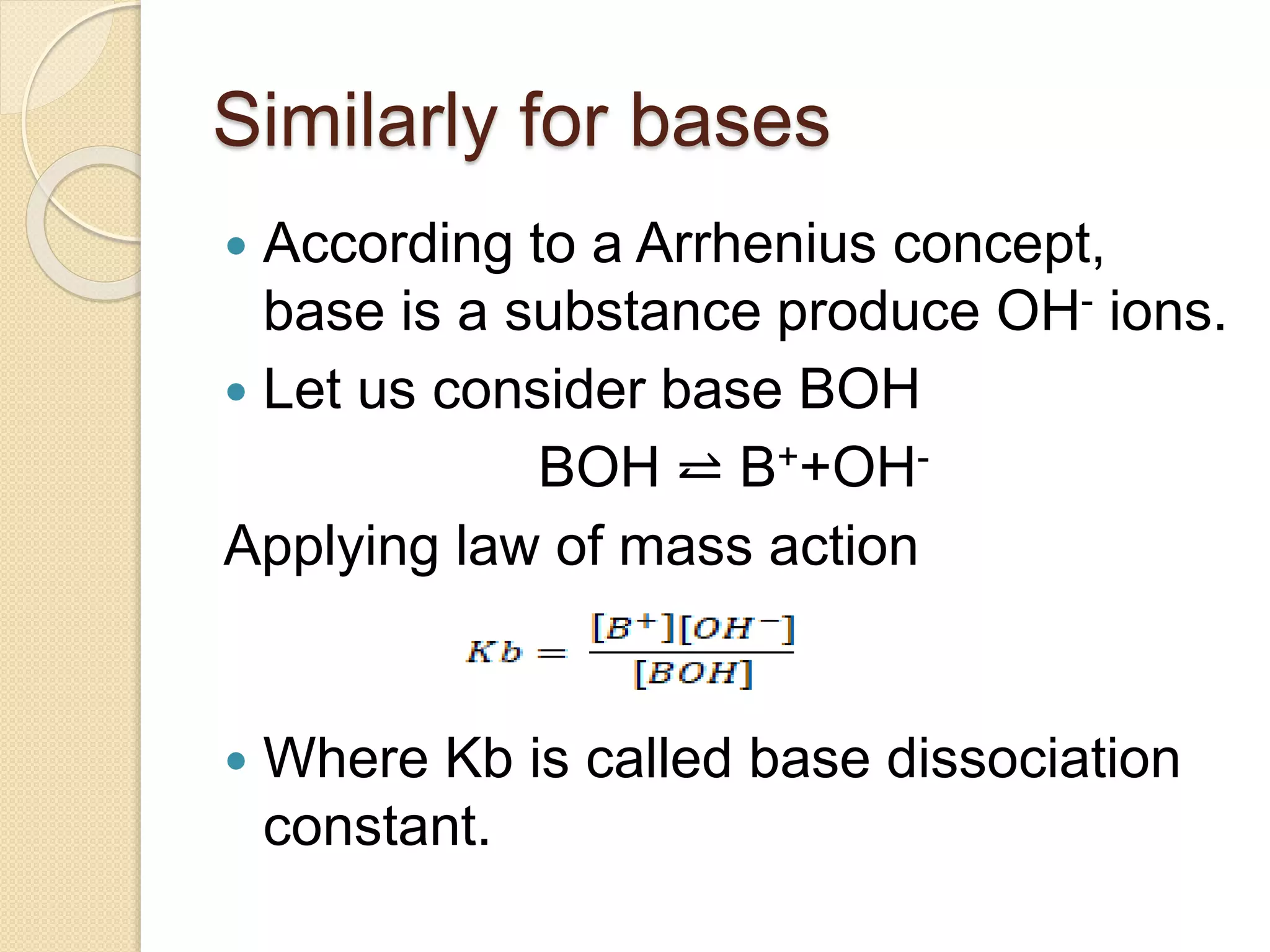 Dissociation Constant Pptx