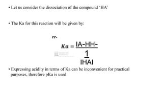 Dissociation Constant. | PPTX