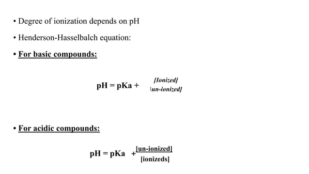 Dissociation Constant. | PPTX