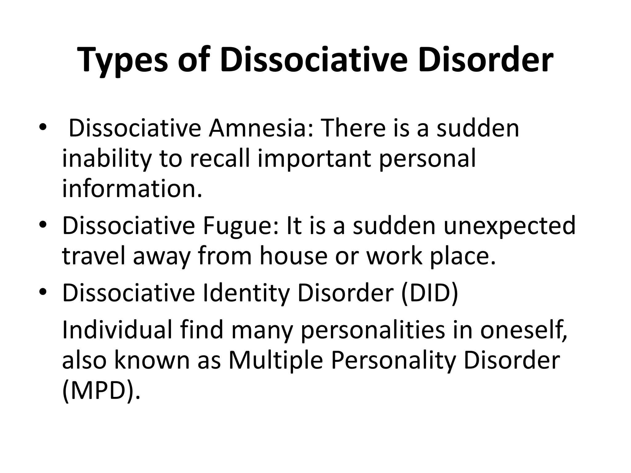 Dissociative disorder by rustam | PPTX