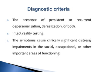 DISSOCIATIVE DISORDERS for 2nd year MSc. Nursing .pptx