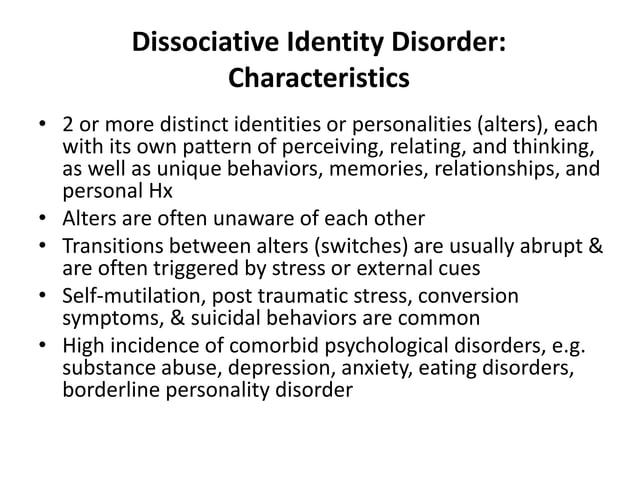 Dissociative Disorders of health care.pptx