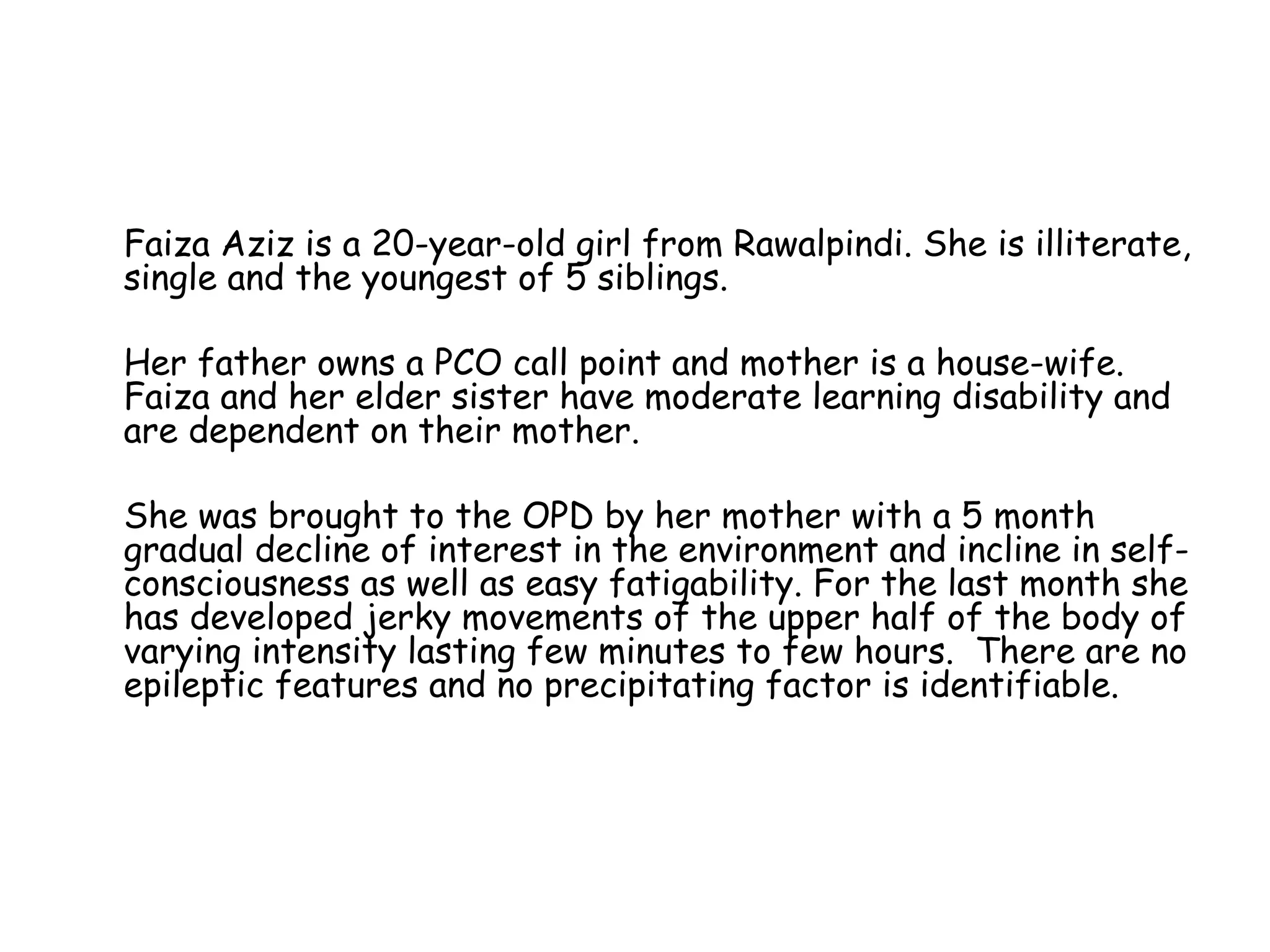 Dissociative disorders case histories prof. fareed minhas | PPT