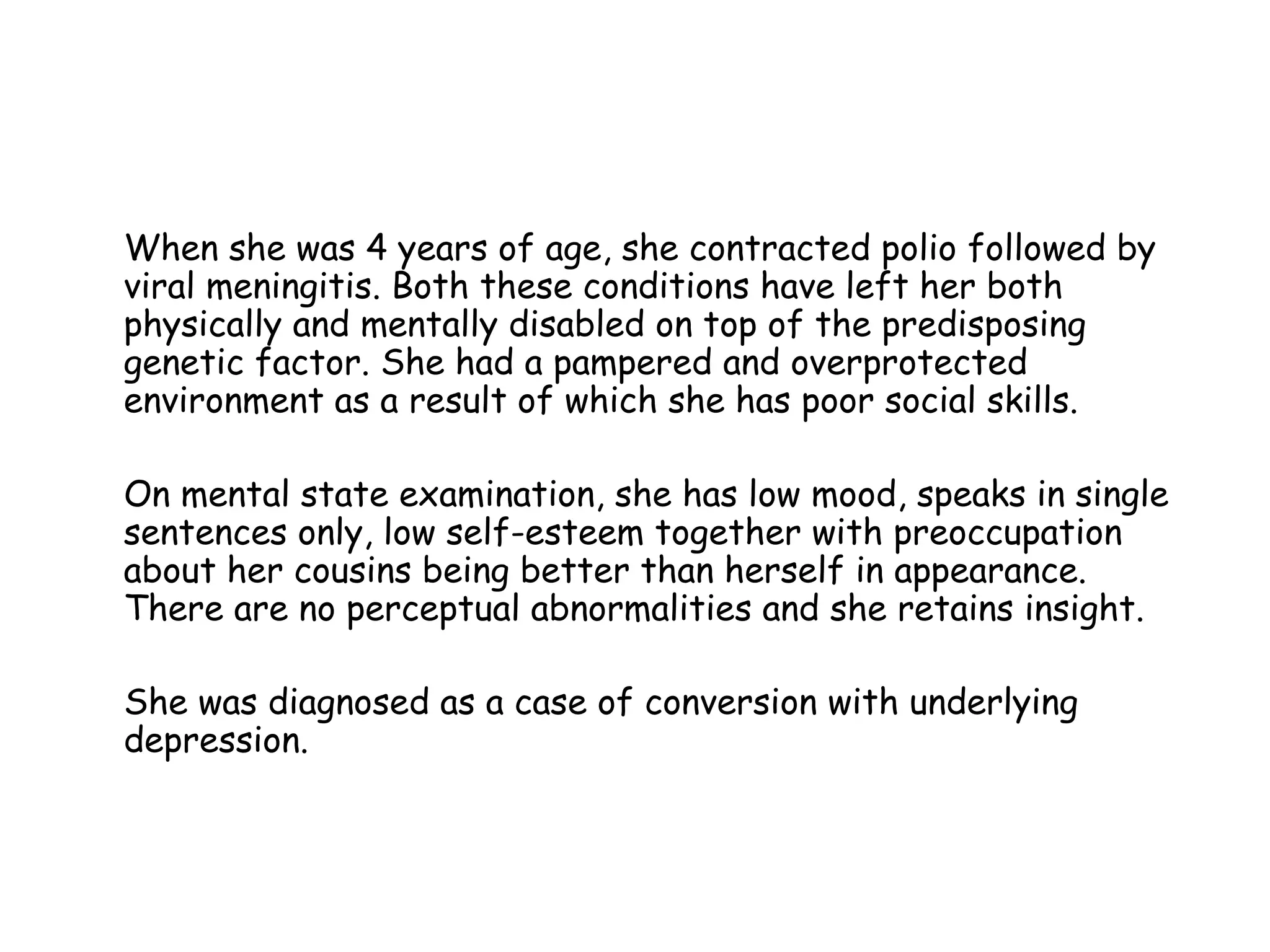 Dissociative disorders case histories prof. fareed minhas | PPT