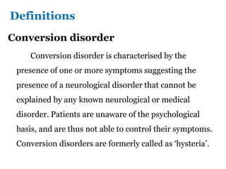 Dissociative disorders cnt premnath 22 january | PPTX