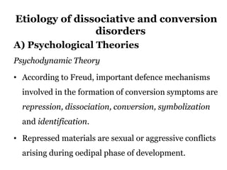 Dissociative disorders cnt premnath 22 january | PPTX