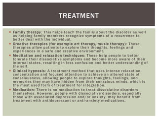 Dissociative identity disorder-Emerson | PPTX | Mental Health ...