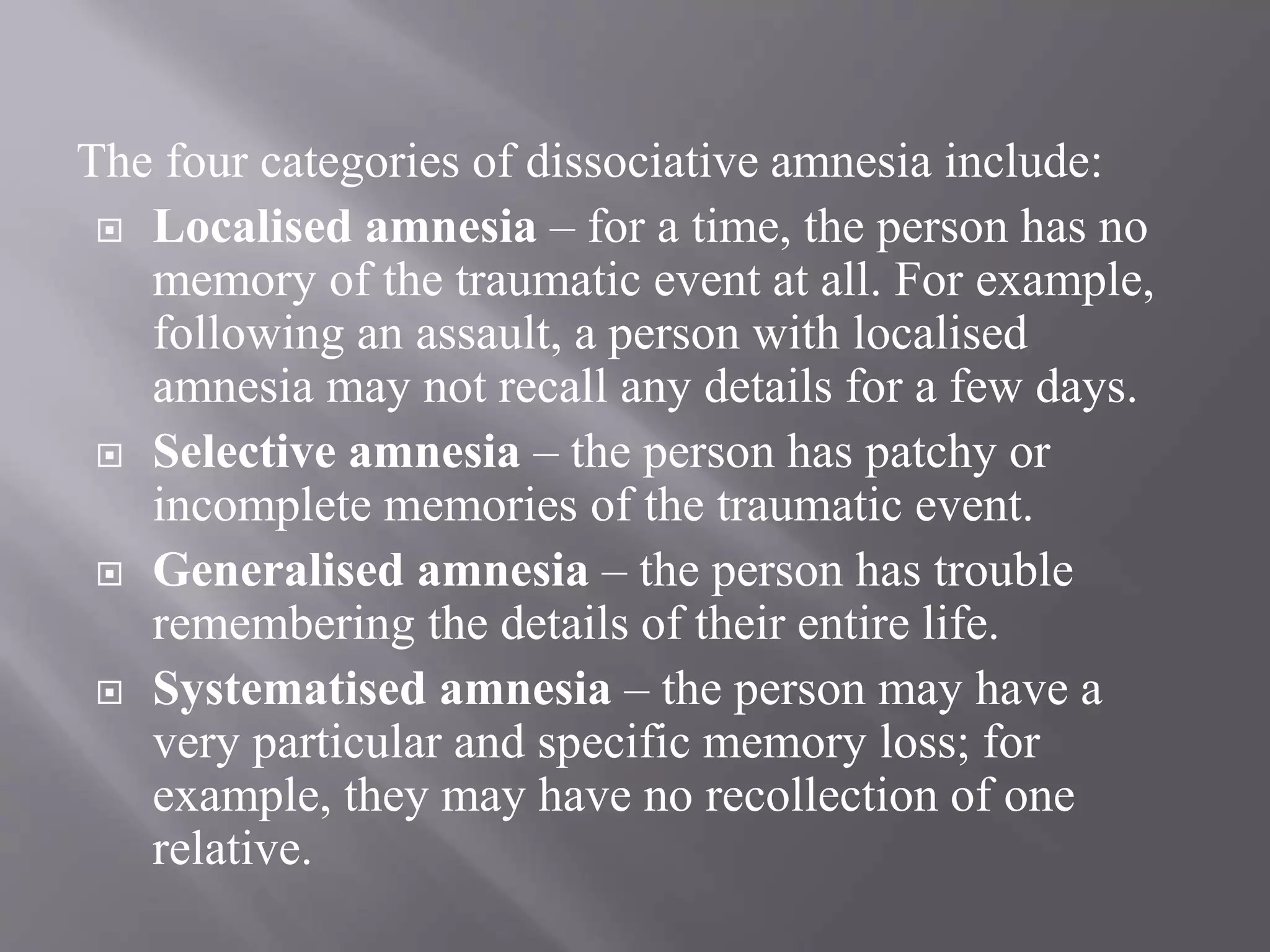 Dissociative disorder | PPTX